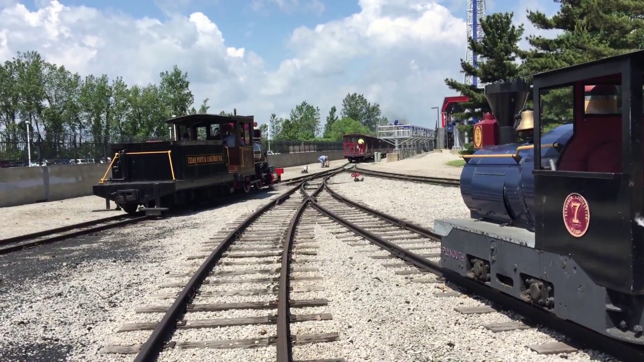The Cedar Point and Lake Erie Railroad in 2016 - YouTube