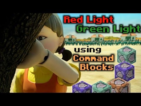 How to make Green Light, Red Light in minecraft using commands![MCPE ...