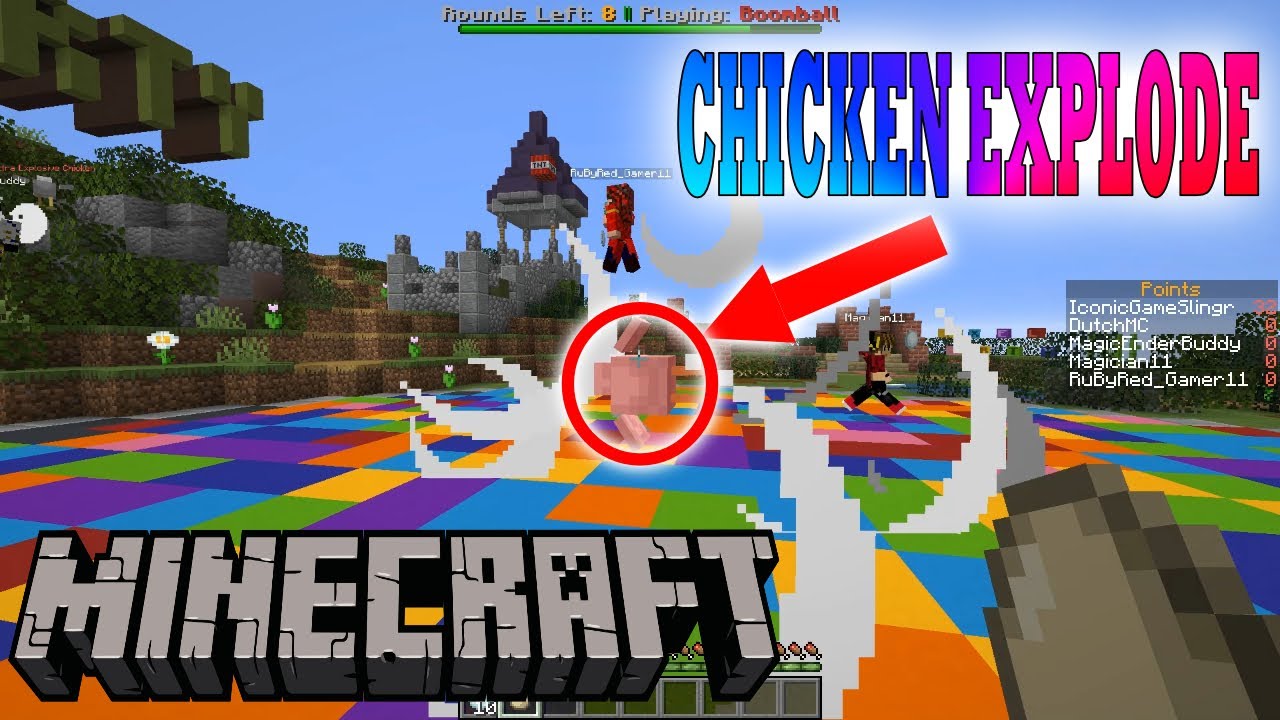 "Minecraft Best Pixel Party Minigame" - YouTube