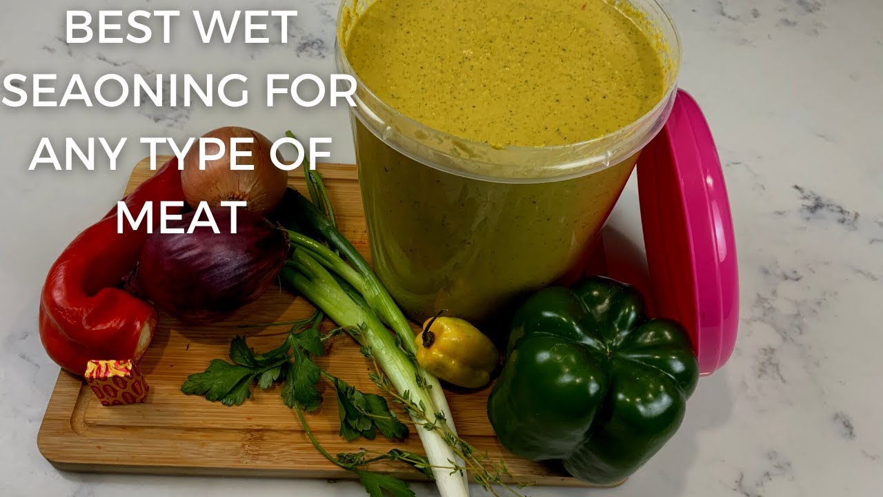 How to make the best wet Seasoning (Haitian Épis) | A semi Plant-Based ...