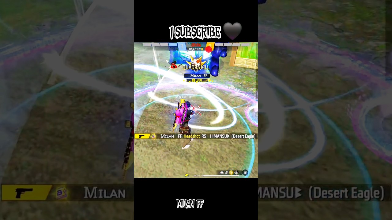 #freefire gameplay 1vs4🦾 - YouTube