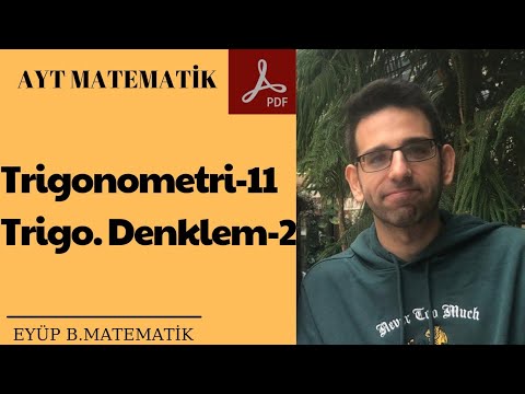 TRİGONOMETRİK DENKLEMLER -2 ( tan ve cotlu denklemler)