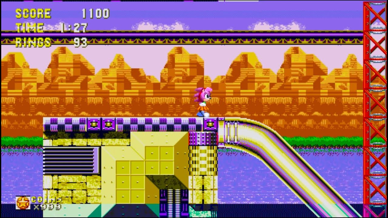 Sonic 3 & Knuckles "Origins": Launch Base Zone Act 2 (Amy) [1080 HD ...