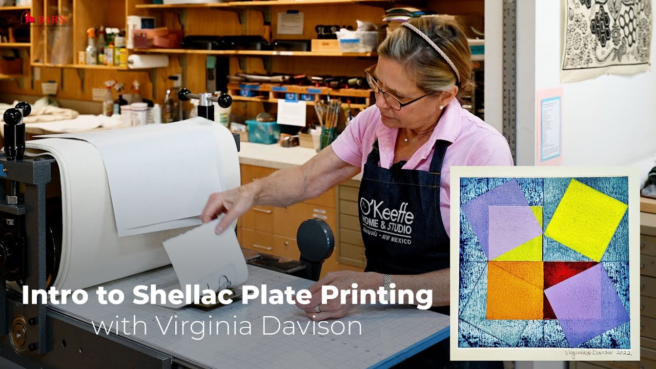 Discover Shellac Plate Printmaking at BARN - Demo with tips! - YouTube