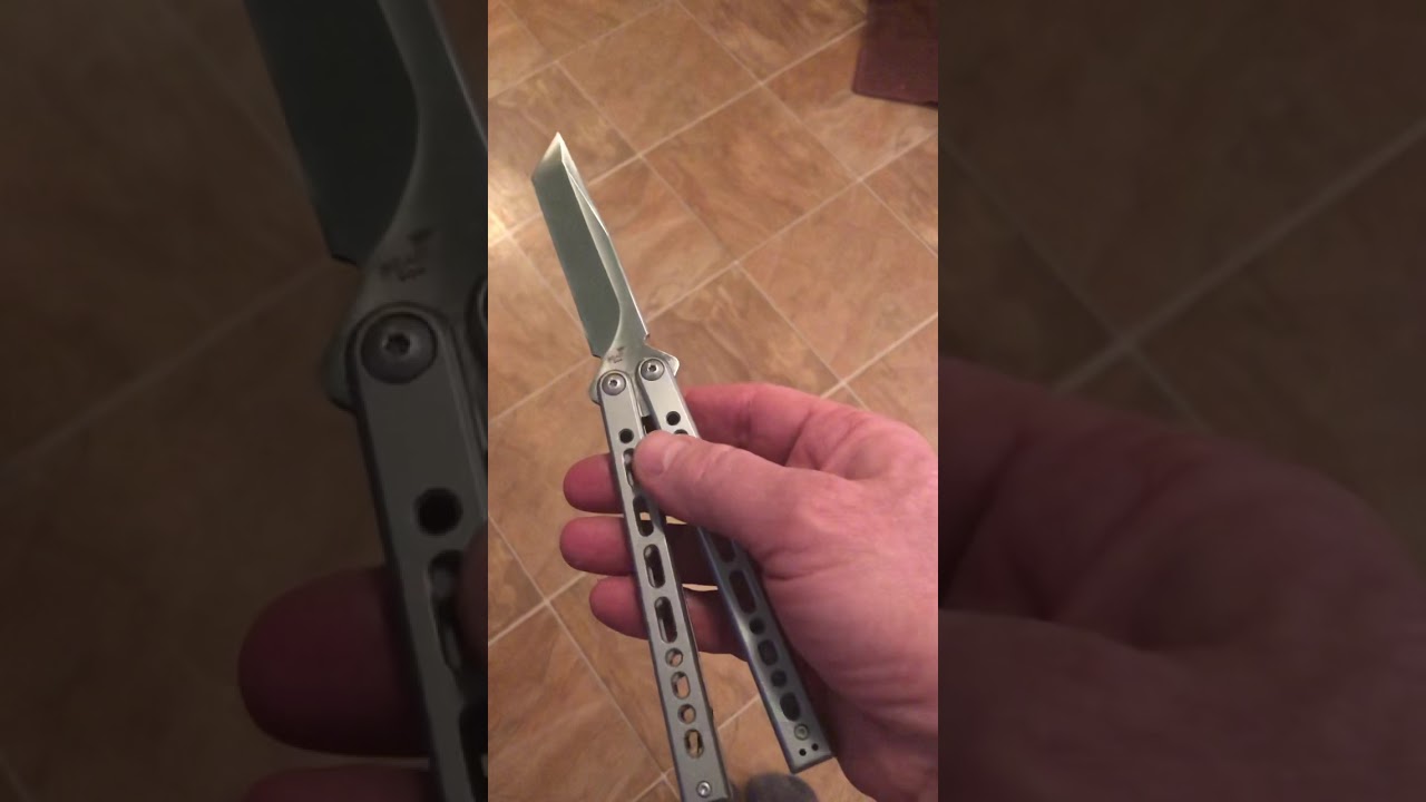 Bear Ops balisong knife - YouTube