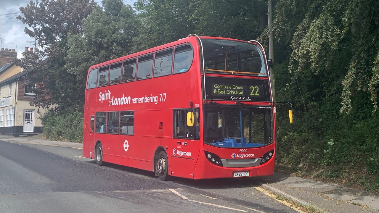 *FLOORED* 19000, LX55HGC (ADL E400 Trident) - Low Floor Running Day ...
