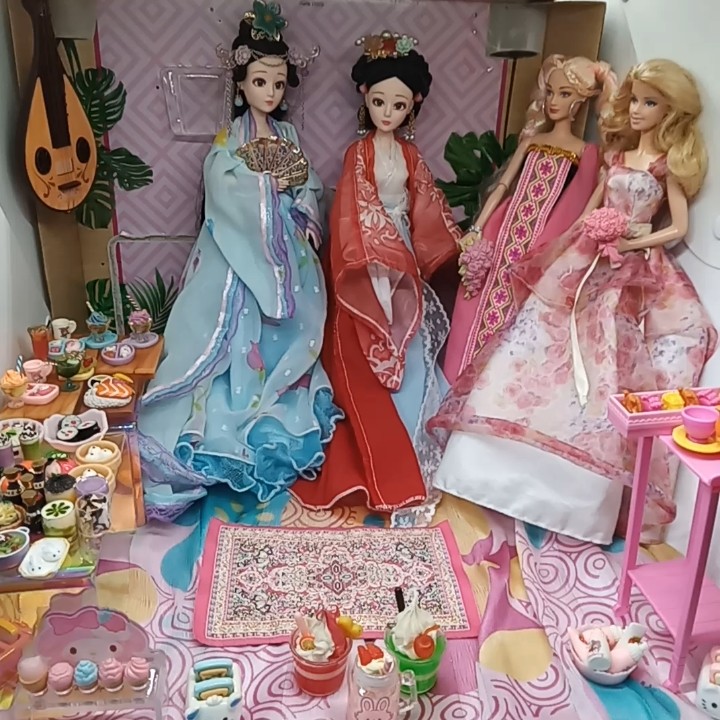 Barbie tea party - YouTube