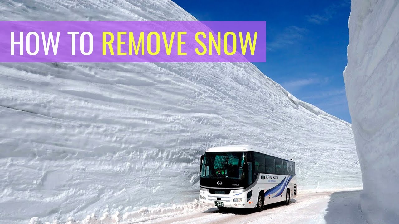 HOW TO REMOVE SNOW. Experience of different countries - YouTube