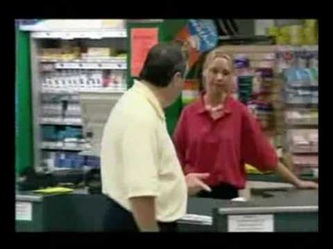 Funny Angry Shop Assistant - YouTube