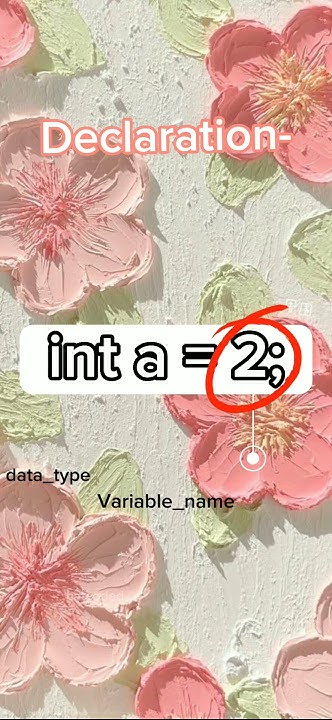 Variable Declaration In C Cprogramming Programming Codingtutorial