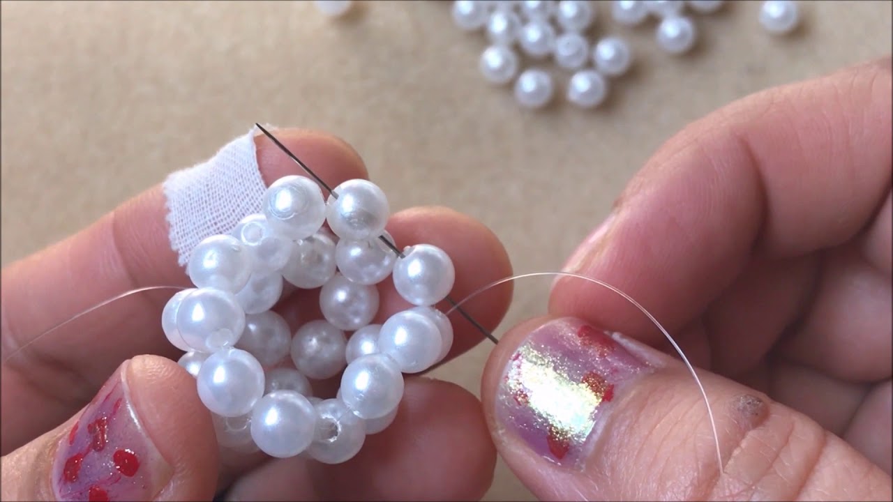 Pearl Beaded Ball - Easy for Beginners - YouTube