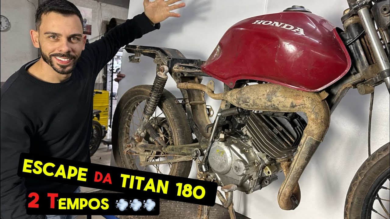 REGULAMOS a CG 180 2 TEMPOS com ESCAPE INSTALADO 🔥 FICOU FORTE 🚀 - YouTube