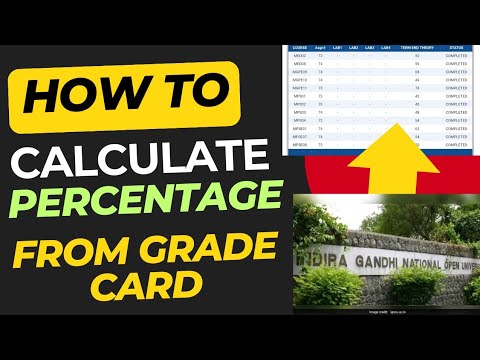 Ignou Grade Card Percentage Kaise nikale | ignou Percentage Kaise ...