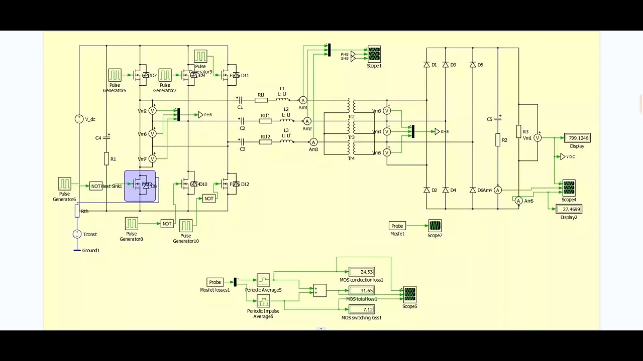 Simulation of three-phase LLC resonant converter/matlab - YouTube