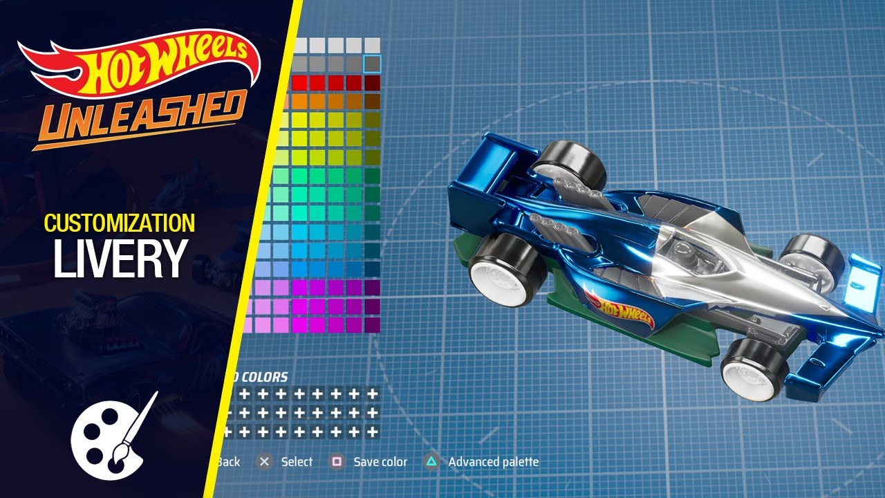Hot Wheels Unleashed - Livery Customization (Winning Formula) - YouTube