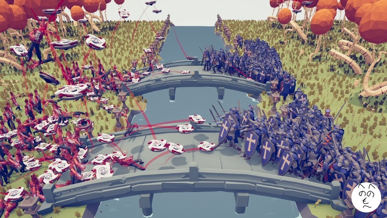 Can Beyblade Masters Defend Two Bridges in TABS Map Creator Totally ...