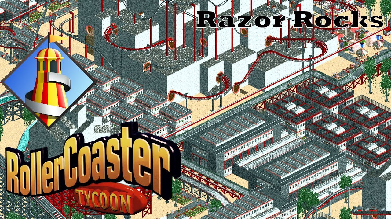 RollerCoaster Tycoon (OpenRCT2) - Razor Rocks - YouTube