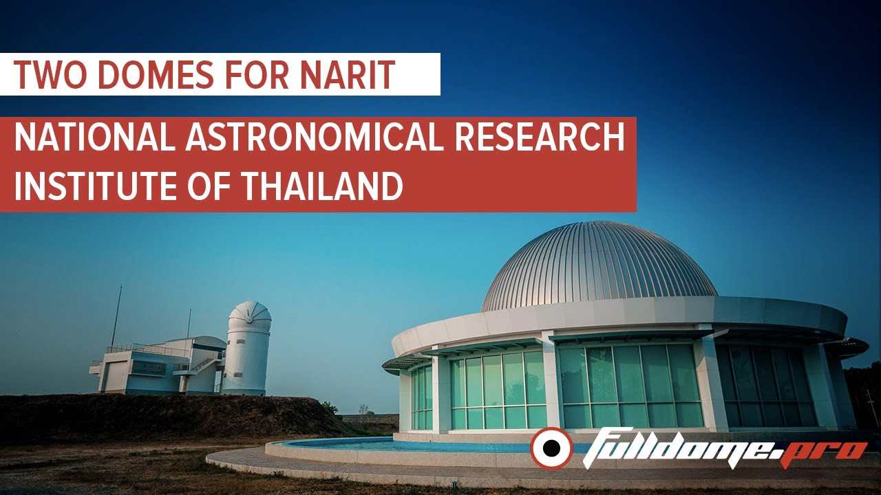 First two planetariums for NARIT by Fulldome.pro - YouTube
