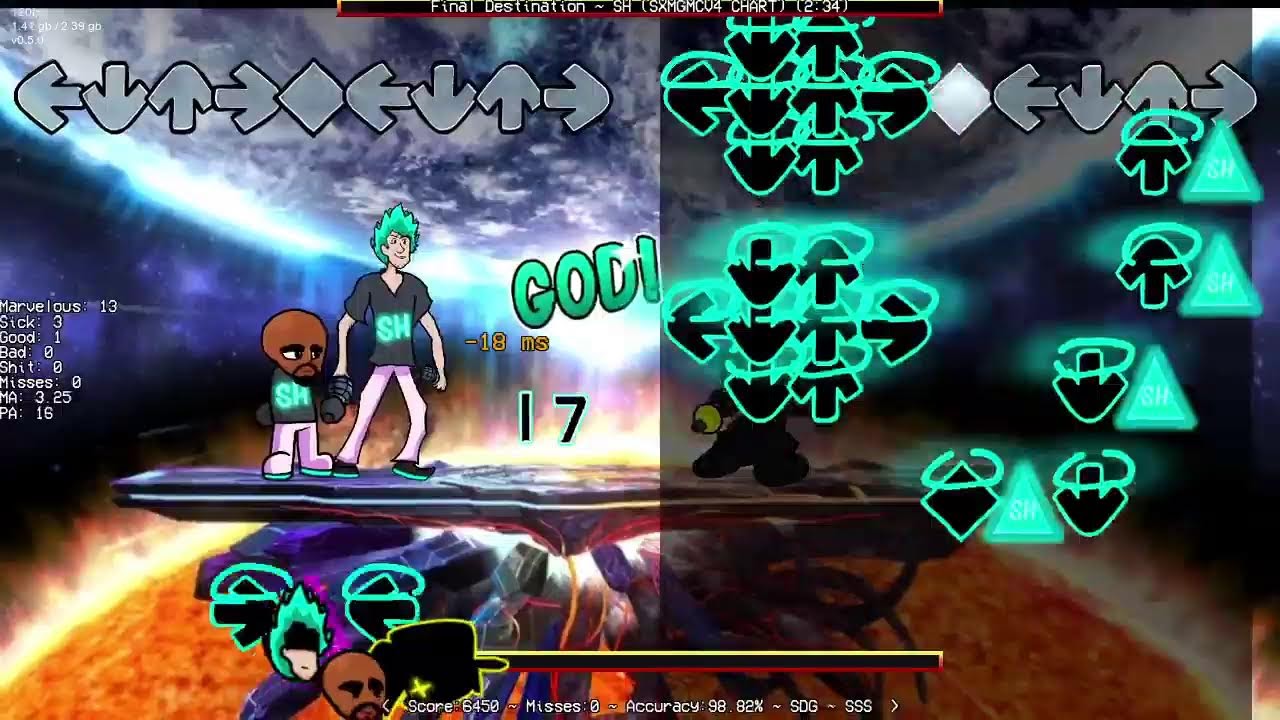 [PART 02] BEATING ALL SONGS IN NORMAL! (FnF Vs Shaggy X Matt God Mode ...