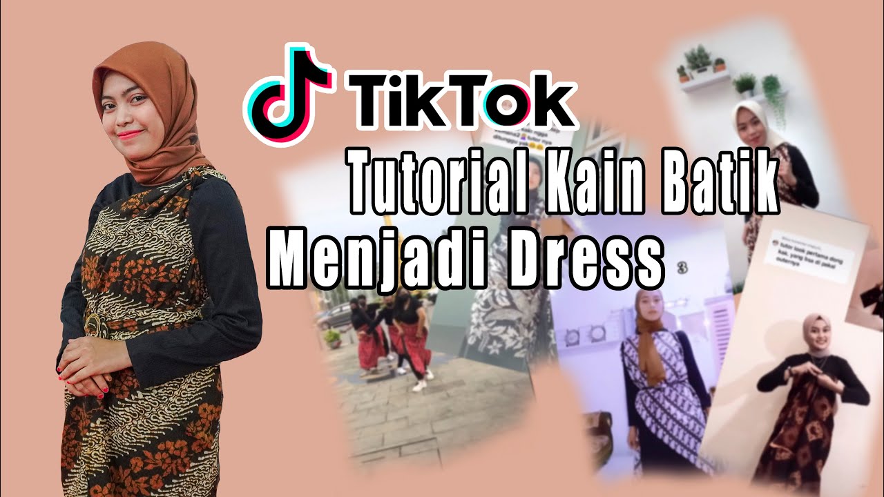 Tutorial Kain Batik Jadi Outer | Tren Fashion Hack Kain Batik - YouTube
