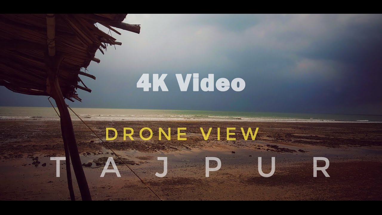 Tajpur Sea Beach | Aerial View | 4K Drone Shot | Best Beach in West ...