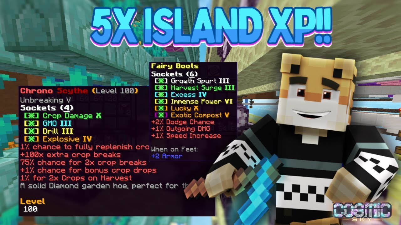 5x Island Xp is OVERPOWERED!! -- Cosmic Sky S3 Ep7 - YouTube