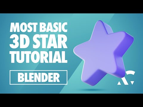 Blender 3D Star Modeling Tutorial - Let's Model a Basic Cartoon Star ...