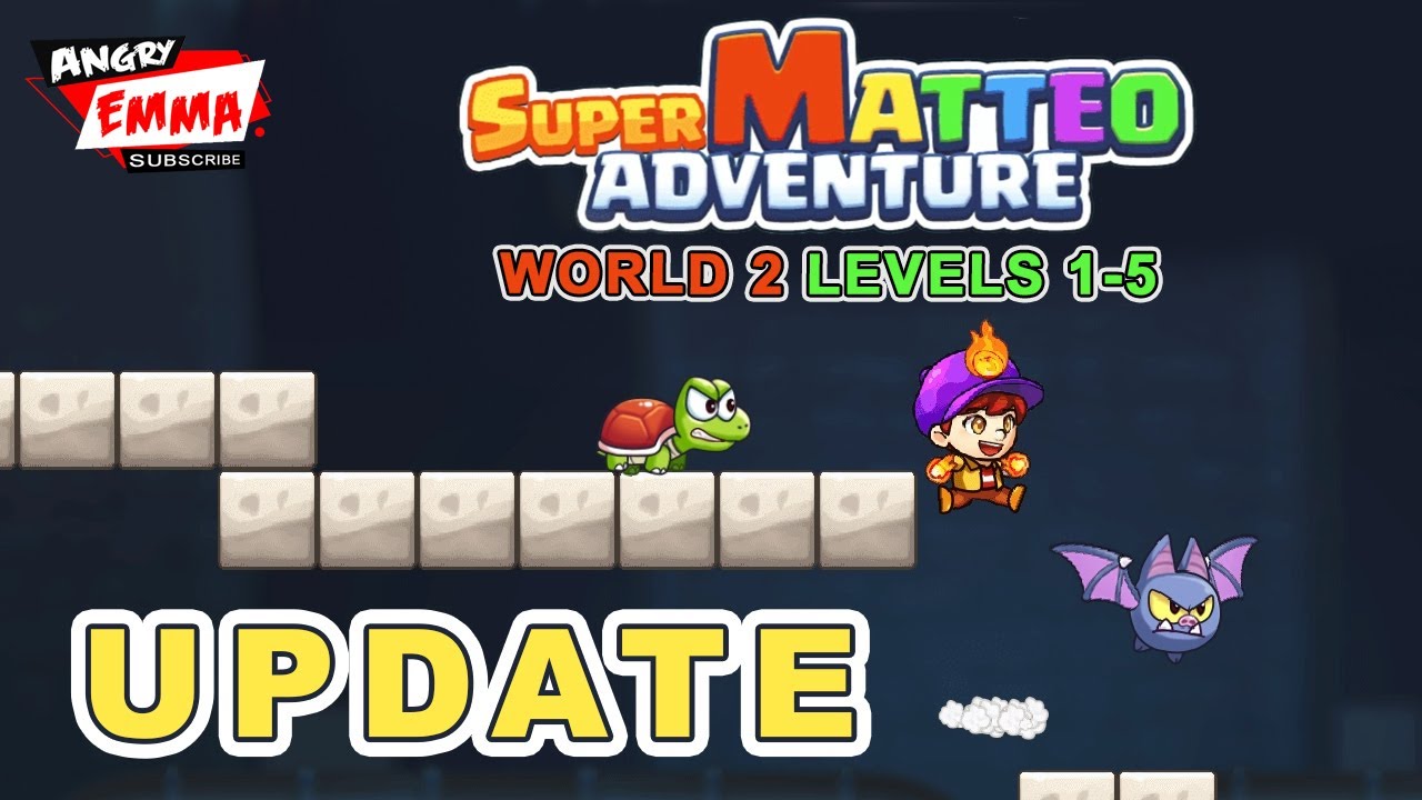Super Matteo Adventure UPDATE - WORLD 2 Levels 1-5 (Android Gameplay ...