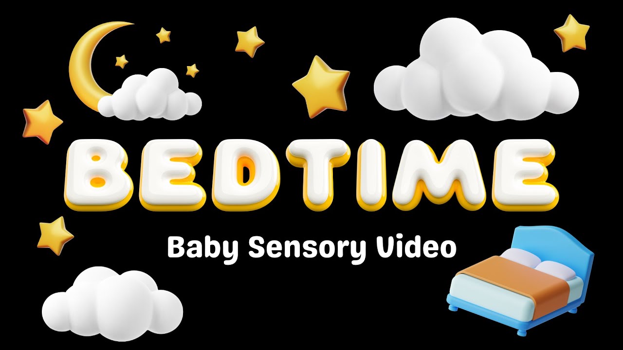 Soothing Bedtime Lullaby | Baby Sensory Video 🌙 - YouTube