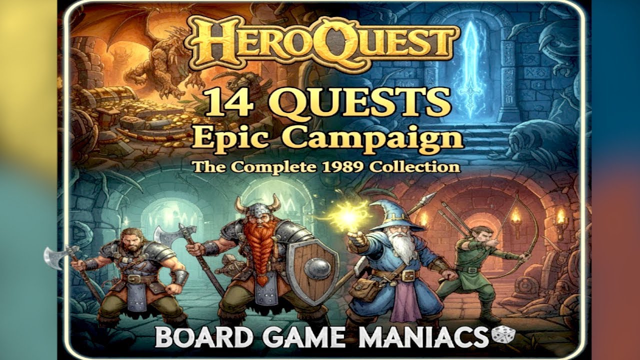 HEROQUEST (1989) ALL 14 Original Quests FULL Campaign! ⚔️ - YouTube