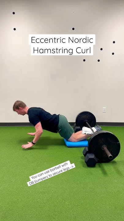 Eccentric Nordic Hamstring Curl - YouTube