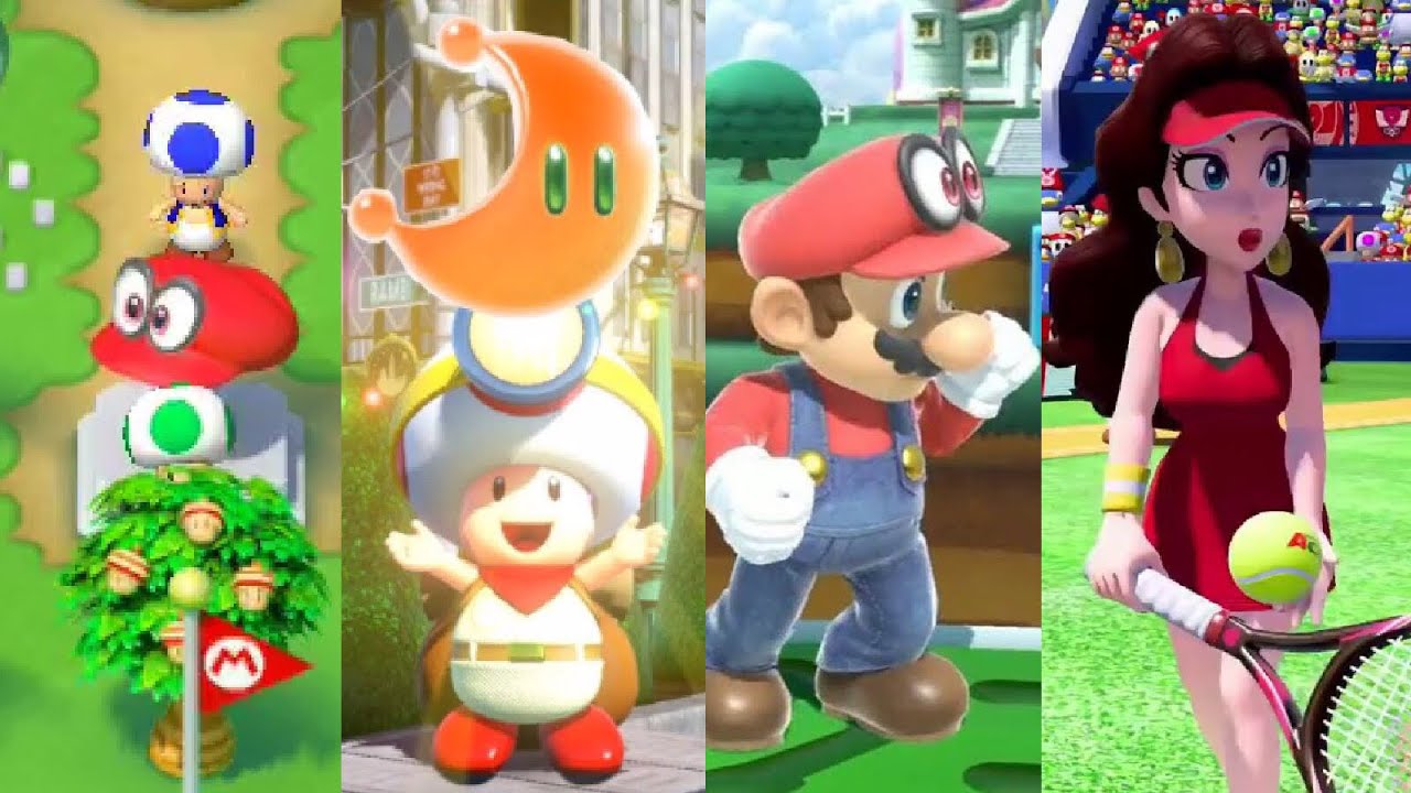 Super Mario Odyssey References in Nintendo Games - YouTube