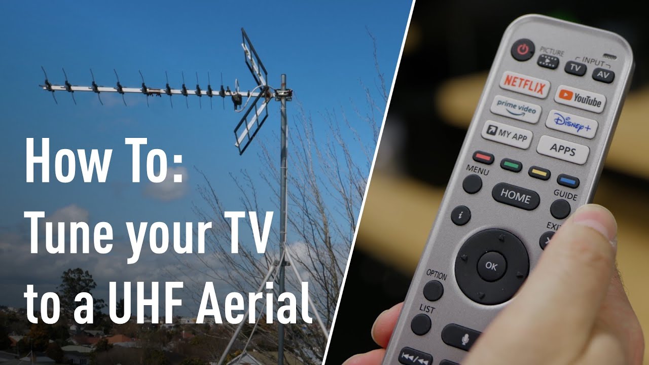 How to | Tune Your TV through a UHF Aerial - YouTube