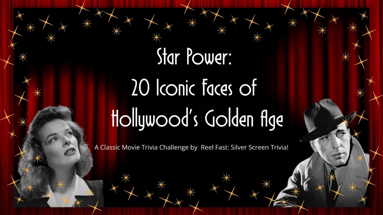 CAN YOU NAME THESE ICONIC FACES OF HOLLYWOOD'S GOLDEN AGE? ⭐ - YouTube