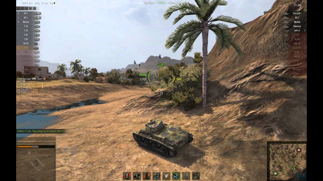 WoT: T-15, El Halluf, Patrol Duty - YouTube