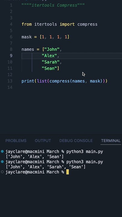 Python 3 | Clever Filtering with Itertools! #python3 #coding #programming - YouTube