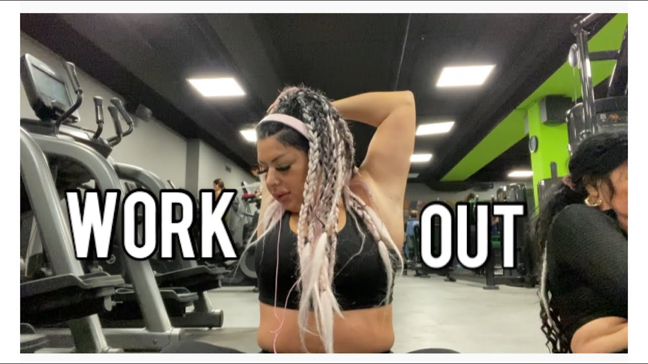 Workout 🏋️‍♀️ With Me Gym Stretching Cardiotraining Boxing Lady Fitness Progress - YouTube