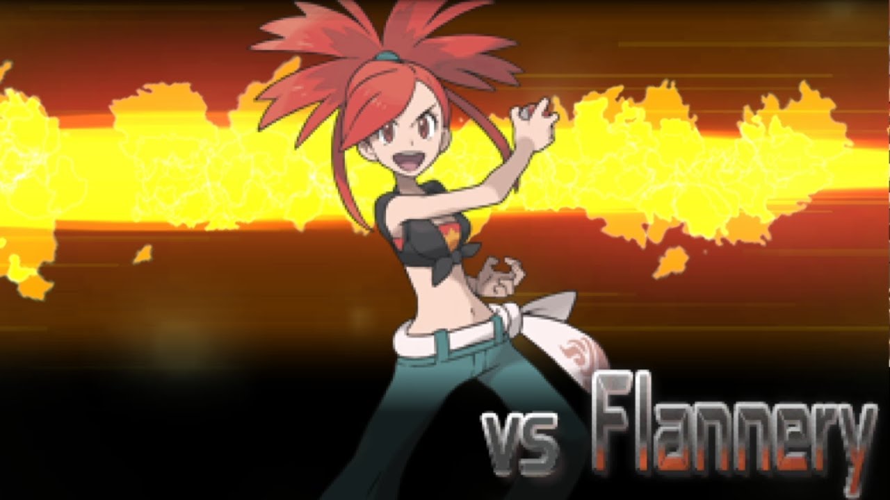 Pokemon Rutile Ruby Gym Leader Flannery - YouTube