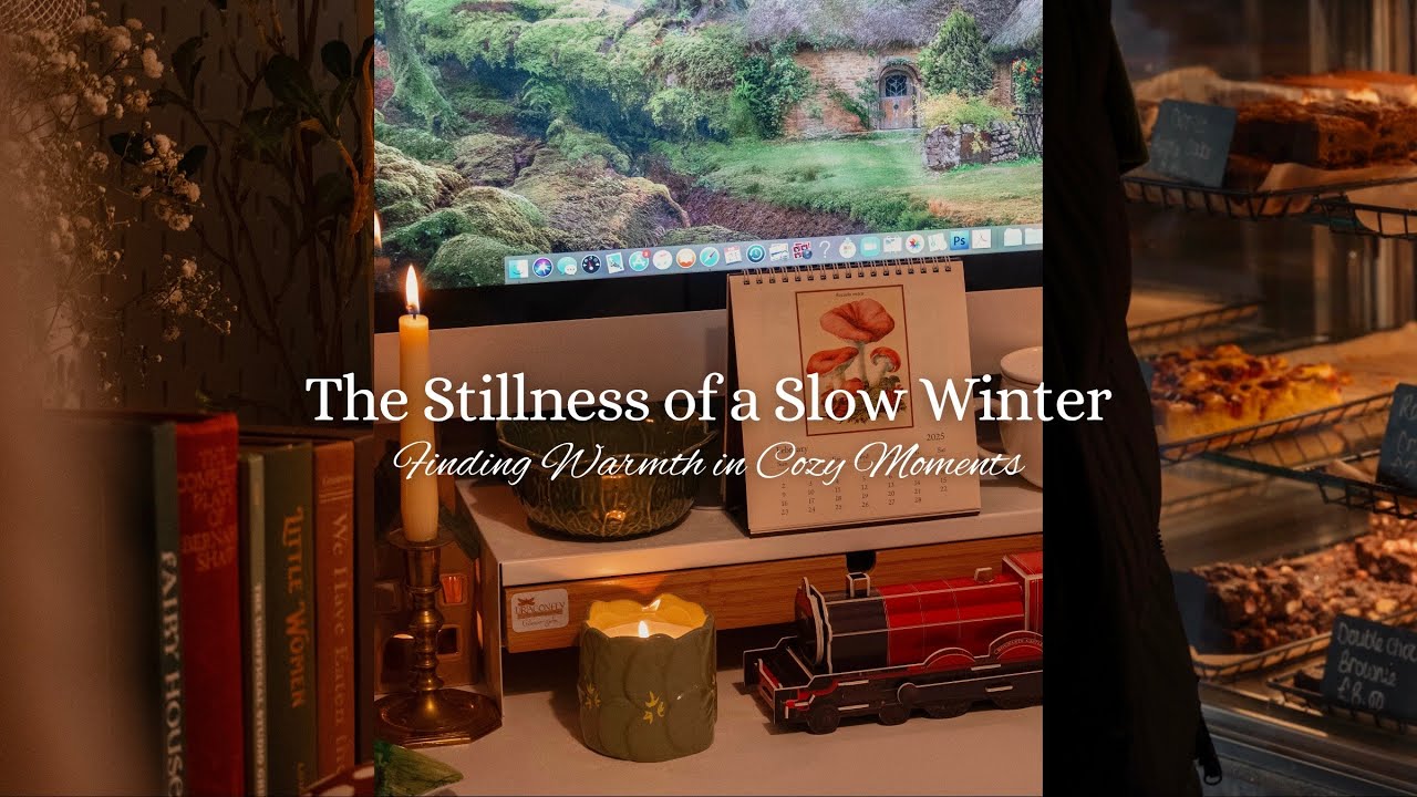 February vlog - a slow cozy way to live through the winter - Bibury ...