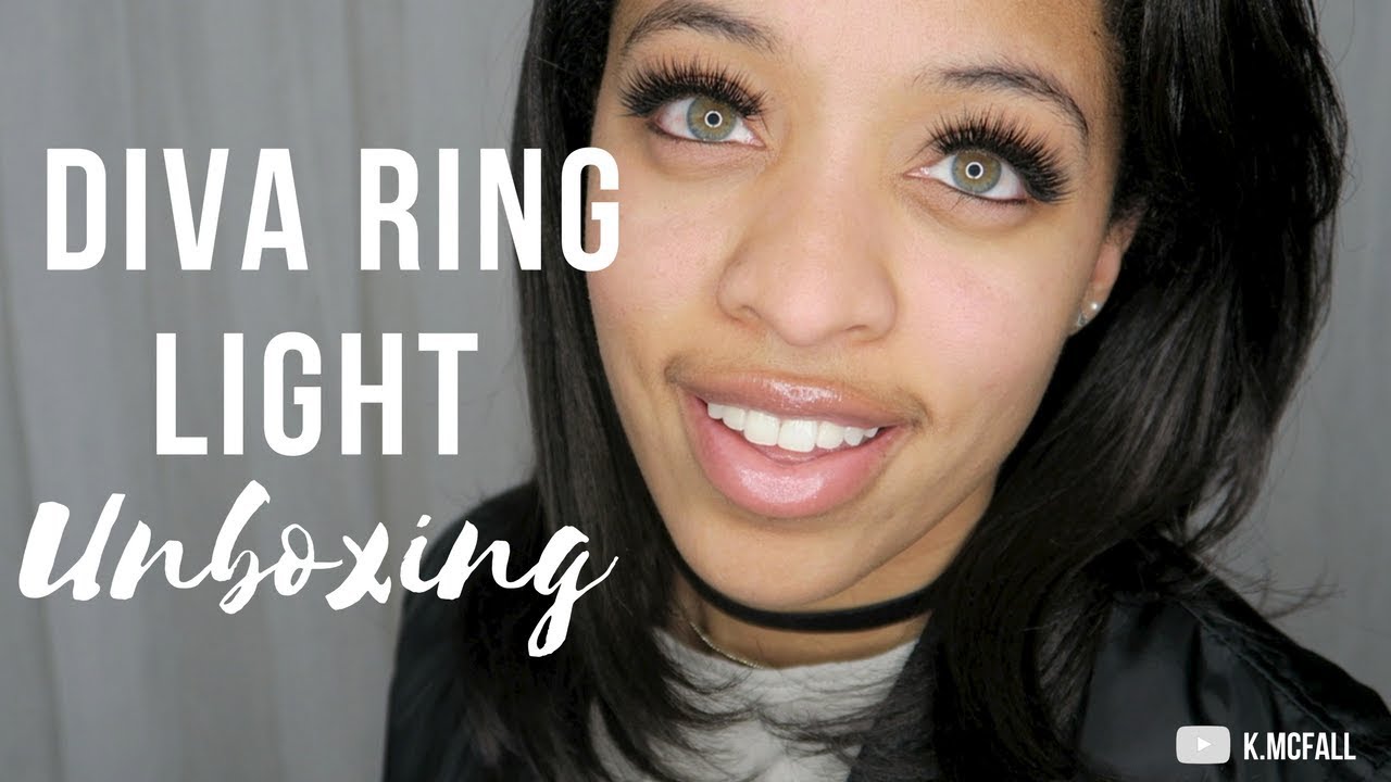 DIVA RING LIGHT UNBOXING - YouTube