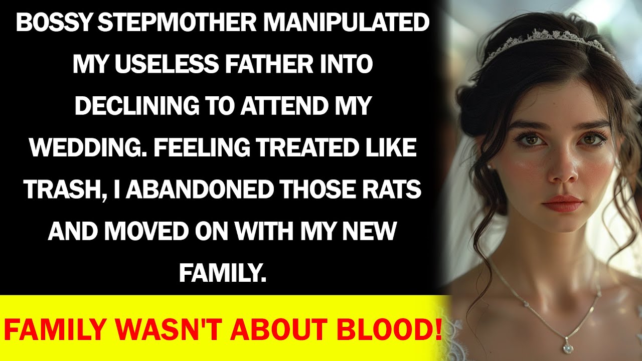 Useless dad didn’t walk me down the aisle to ease his stepwife & daughter. My tit for tat! - YouTube