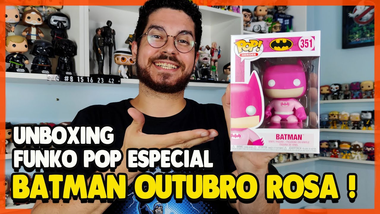 BATMAN ROSA EDIÇÃO ESPECIAL DO OUTRO ROSA FUNKO POP - YouTube