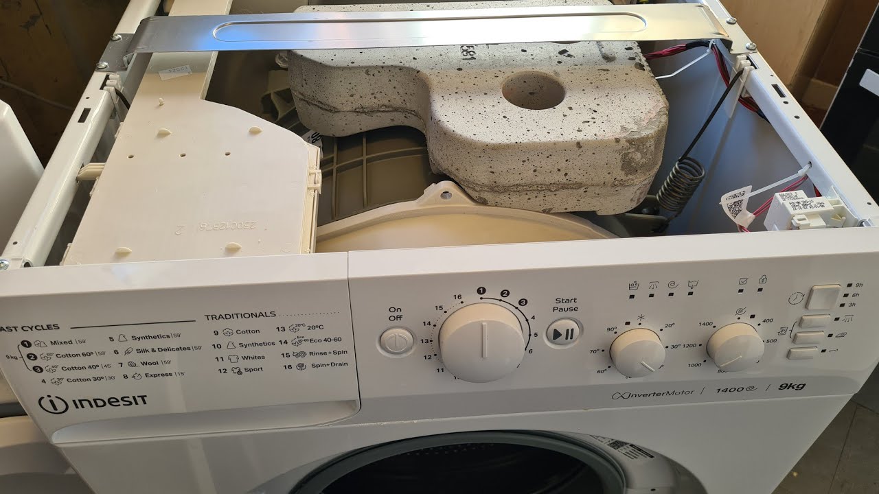 Inside An Indesit 1400 Washing Machine (WMS E13) ......Scotland ...