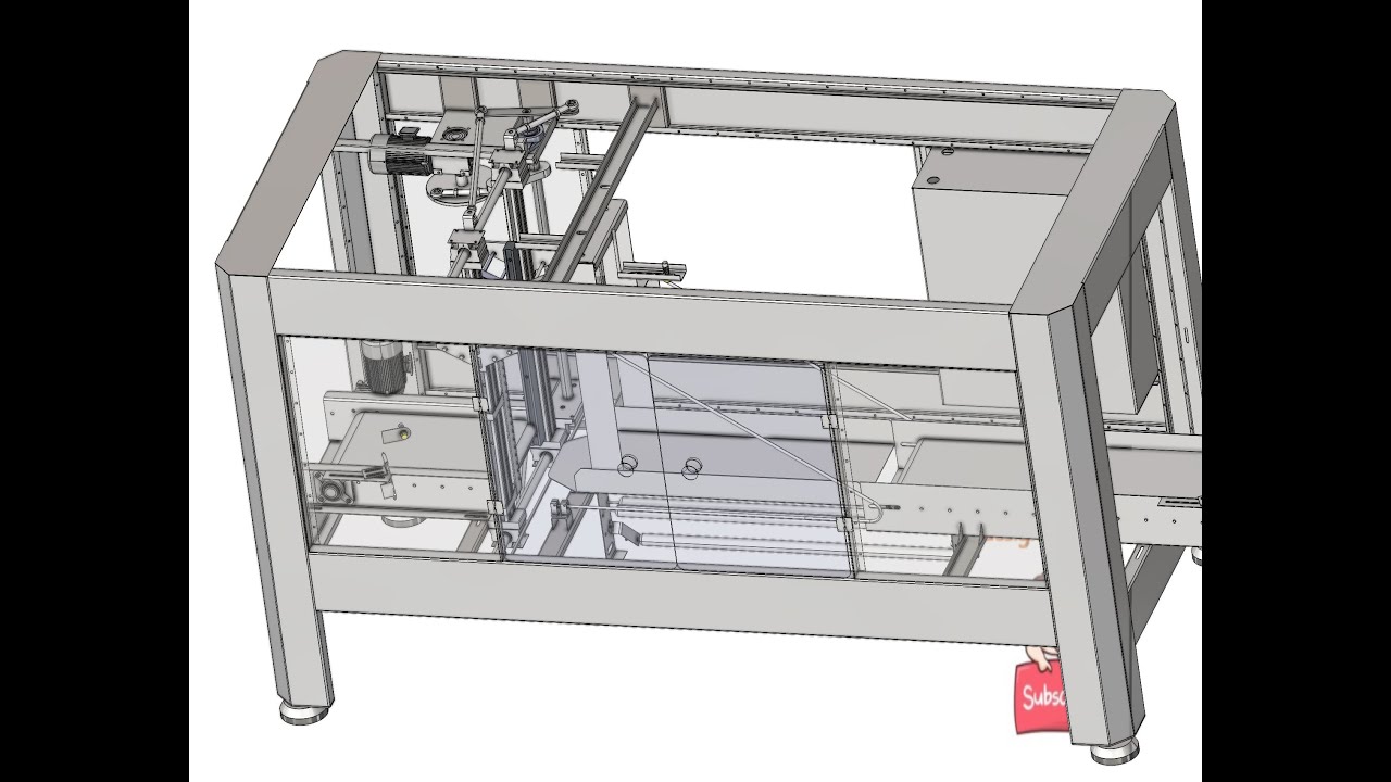 Bottled water packaging machine-3D Layout : machine-world.net P669 ...