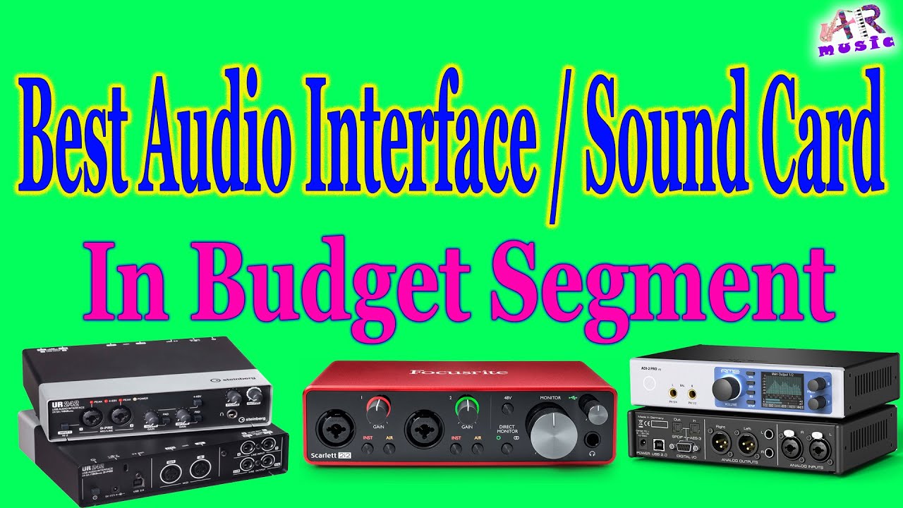 Best Audio Interface/Sound card In Budget Segment steinberg ur22 || A R ...