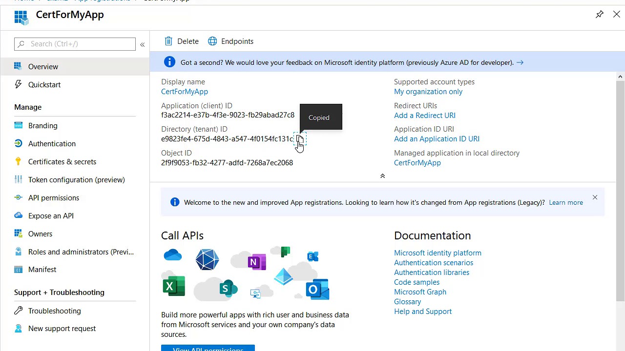 Certificate Based Authentication For An Azure Youtube