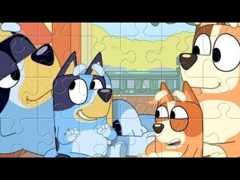 How to put together a BLUEY puzzle - YouTube