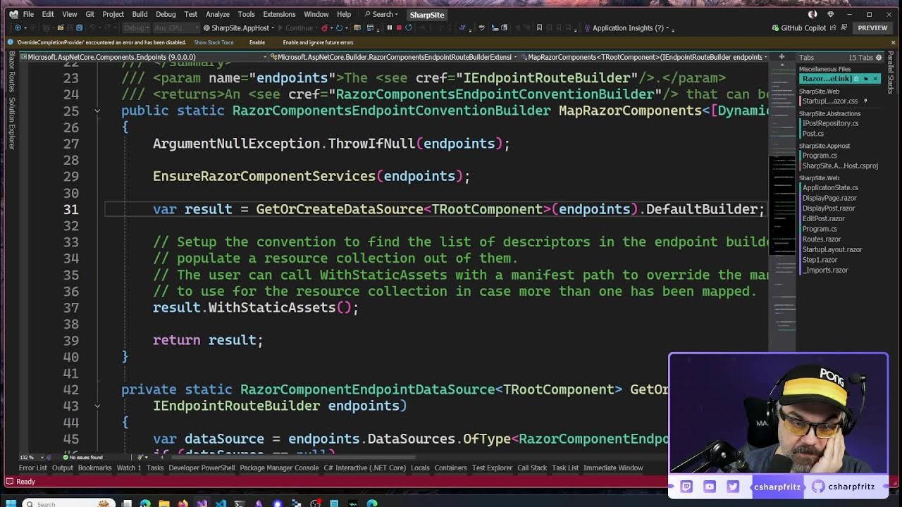 Open Source C# Web Dev - YouTube
