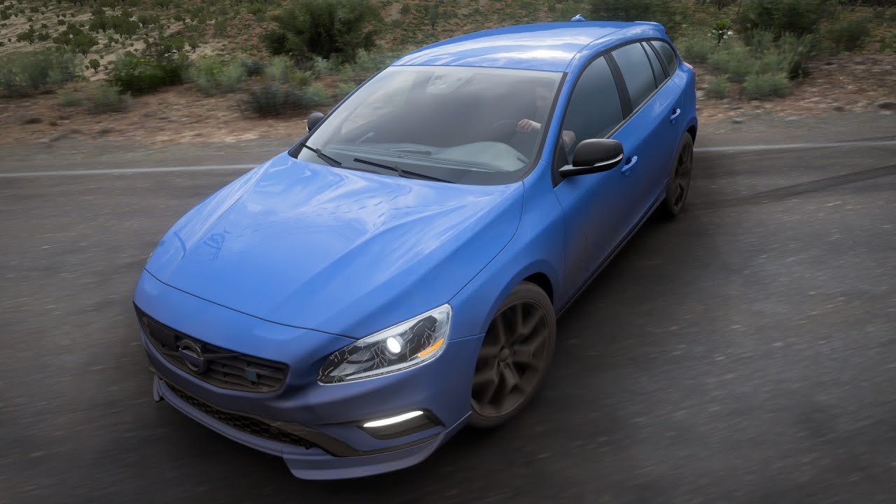 Volvo V60 Polestar Showcase Forza Horizon 5 4k - YouTube
