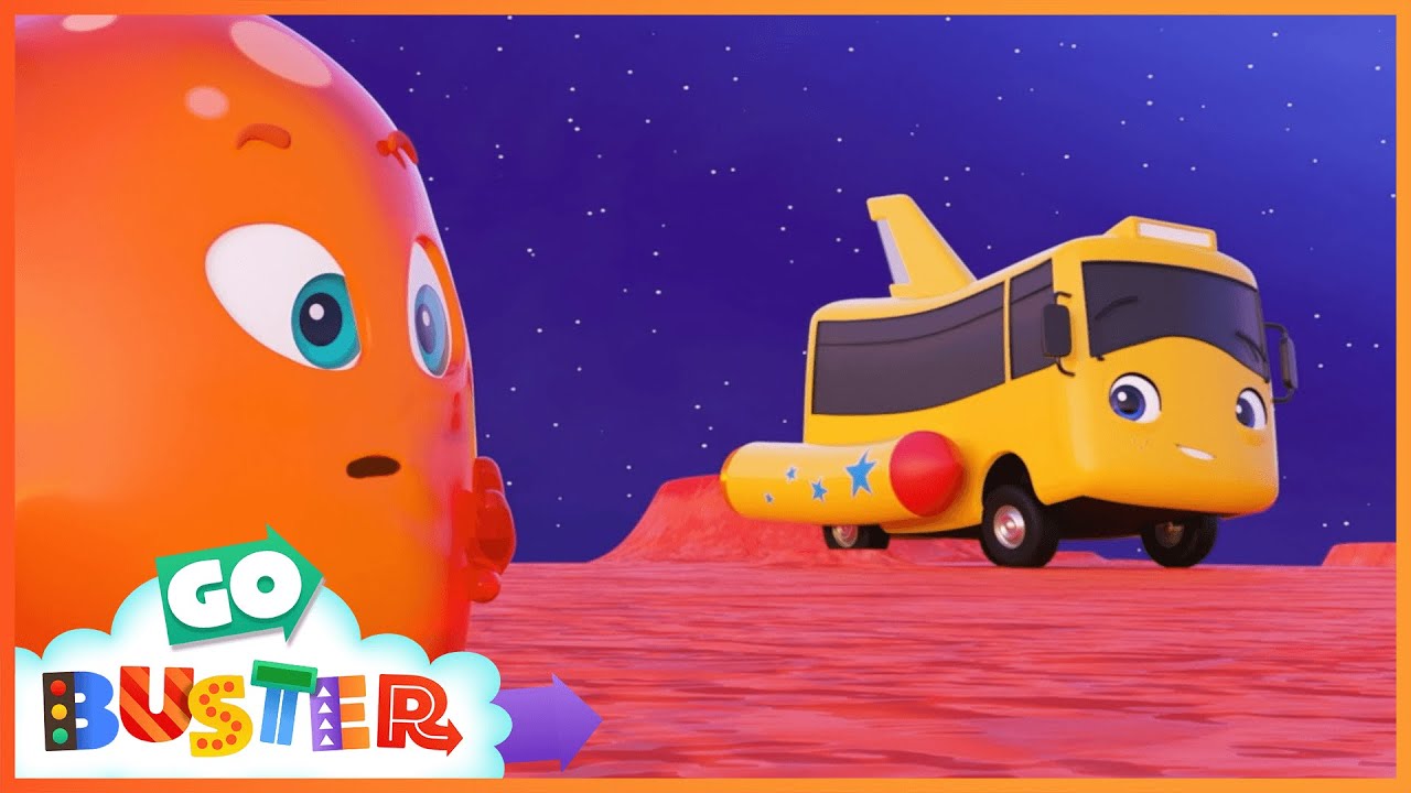 Buster the Rocket Bus Goes Space Exploring | Go Buster! | Funny ...